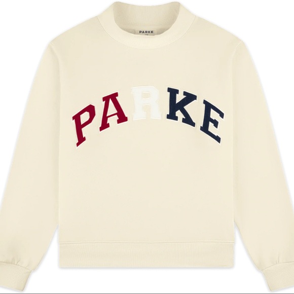 Parke | Tops | Parke Coastal Varsity Mockneck 4th Of July Drop Limited ...